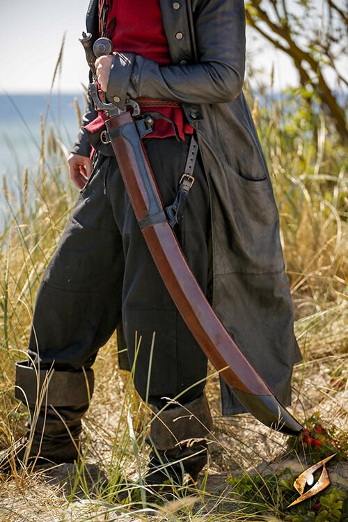 Curved Scabbard - Leather | Epic Armoury Australia