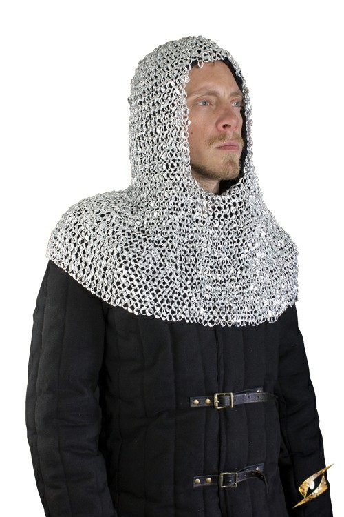 Chainmail Hood - Rivetted Aluminum | Epic Armoury Australia
